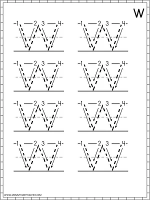 LETTER W PRINTABLES — Mommy is My Teacher