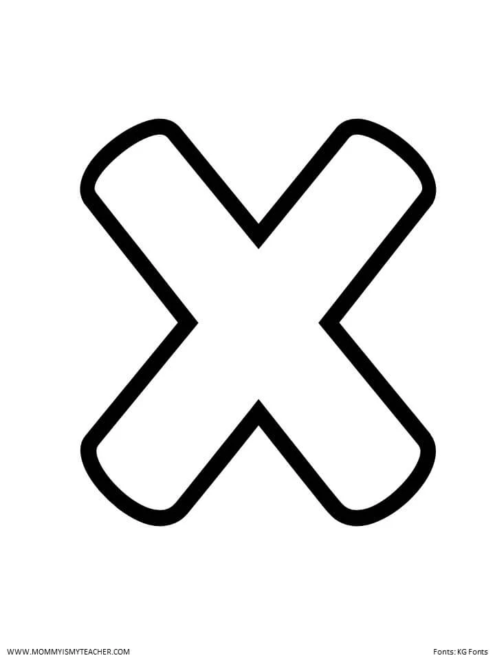 LETTER X PRINTABLES — Mommy is My Teacher