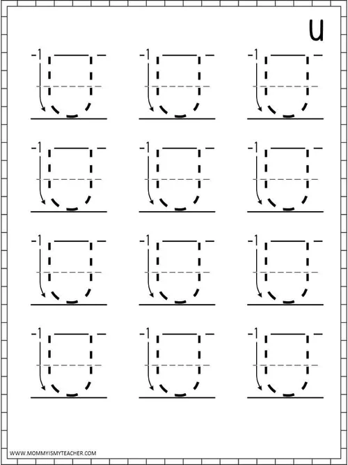 LETTER U PRINTABLES — Mommy is My Teacher