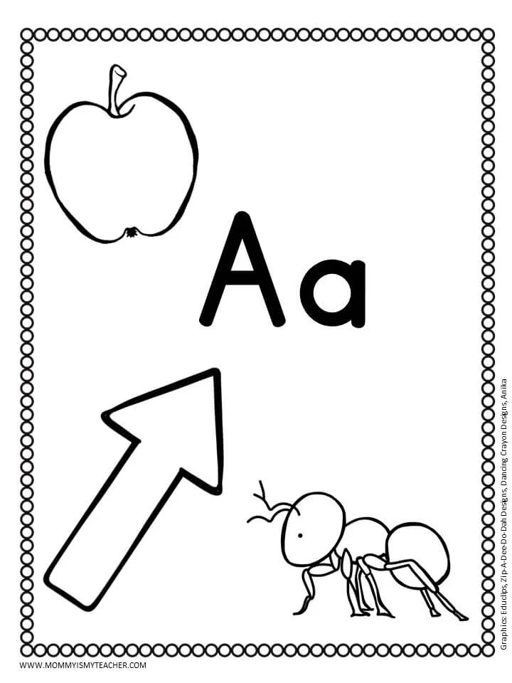 LETTER A PRINTABLES — Mommy is My Teacher