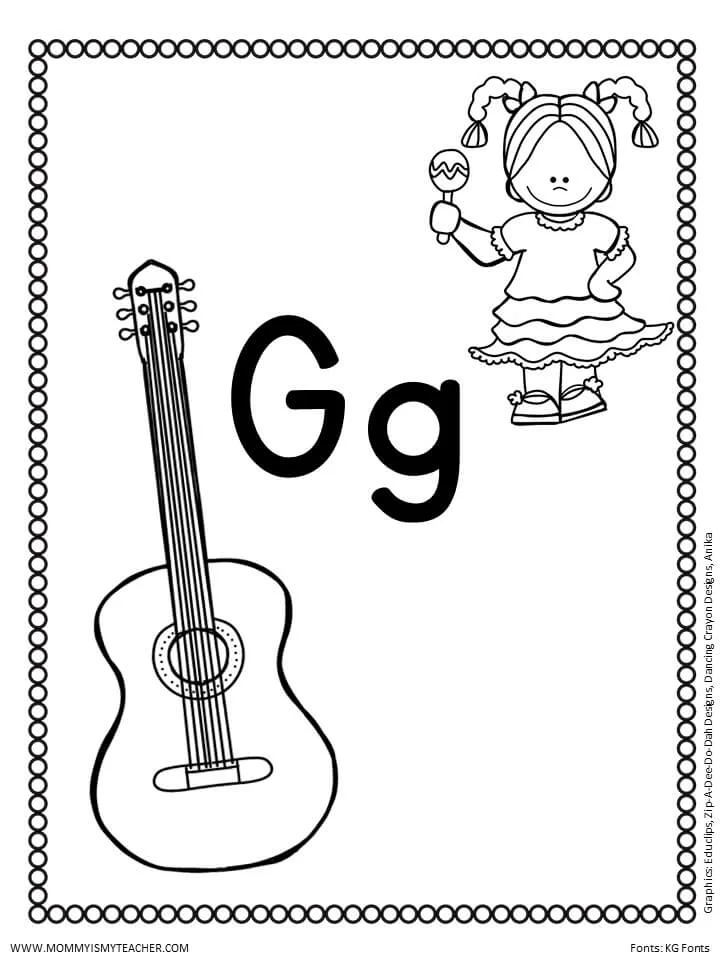 LETTER G PRINTABLES — Mommy is My Teacher