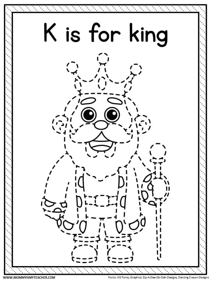 LETTER K PRINTABLES — Mommy is My Teacher