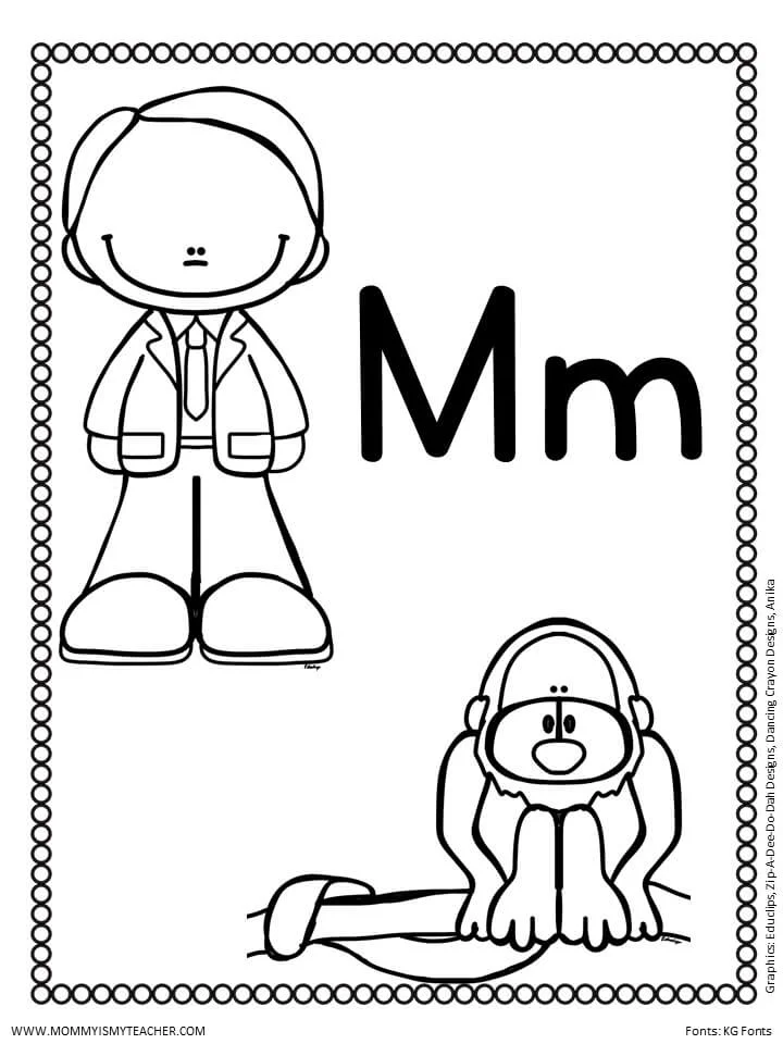 LETTER M PRINTABLES — Mommy is My Teacher