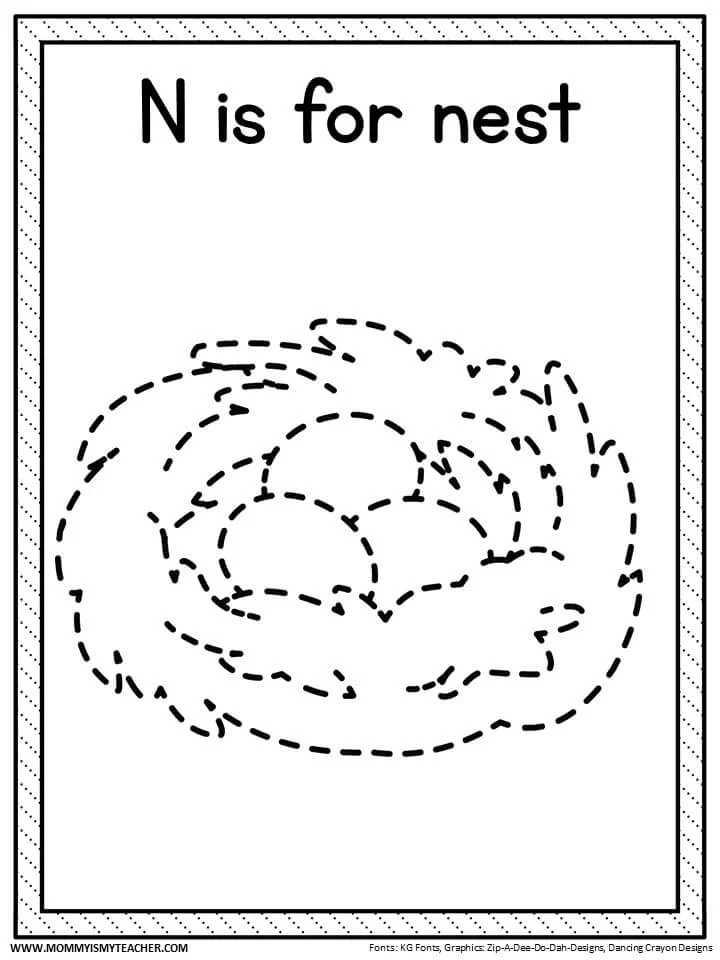 LETTER N PRINTABLES — Mommy is My Teacher