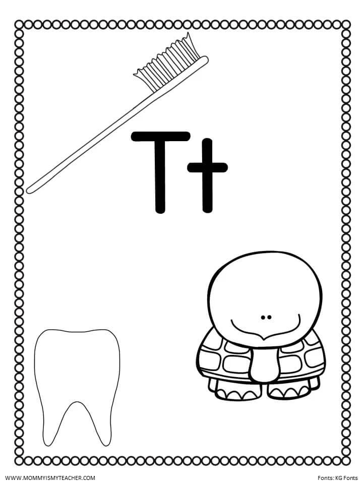 LETTER T PRINTABLES — Mommy is My Teacher