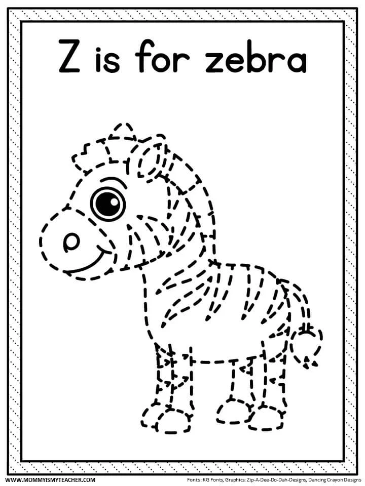 LETTER Z PRINTABLES — Mommy is My Teacher