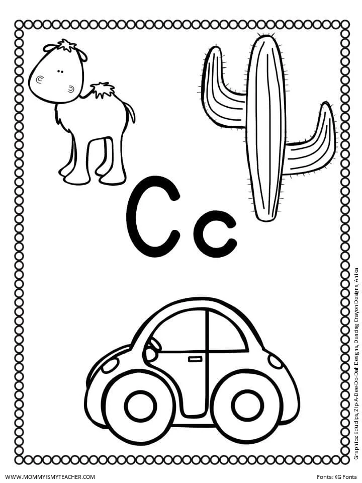 LETTER C PRINTABLES — Mommy is My Teacher