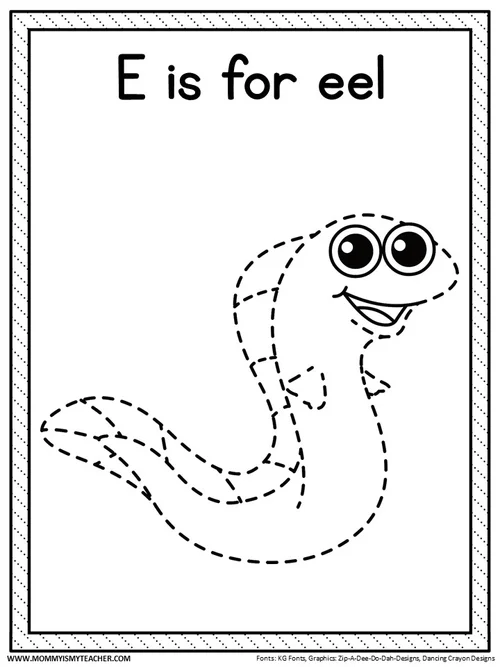 LETTER E PRINTABLES — Mommy is My Teacher