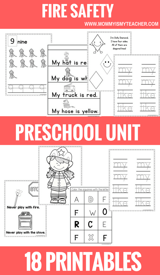 10 Best Firefighter Theme Preschool Activities — Mommy is My Teacher