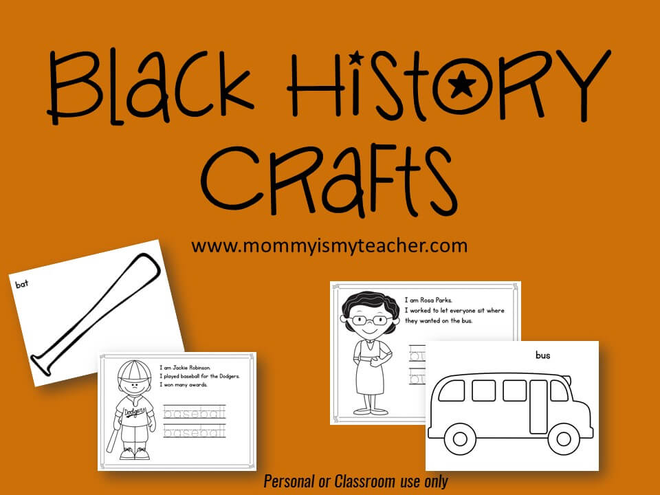 5 Free Crafts for Black History Month — Mommy is My Teacher