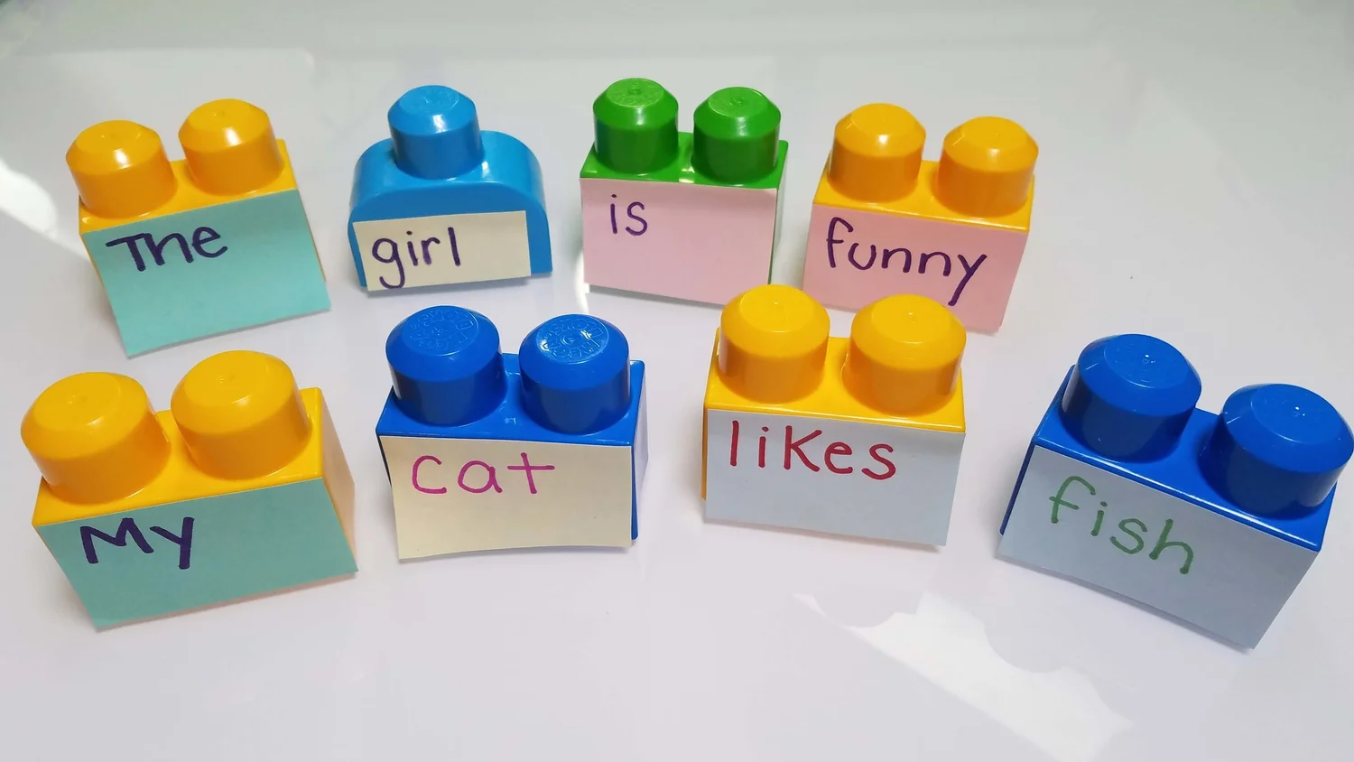 Sentence Building Activity for Kindergarten — Mommy is My Teacher
