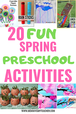 20 Fun Spring Preschool Activities — Mommy is My Teacher
