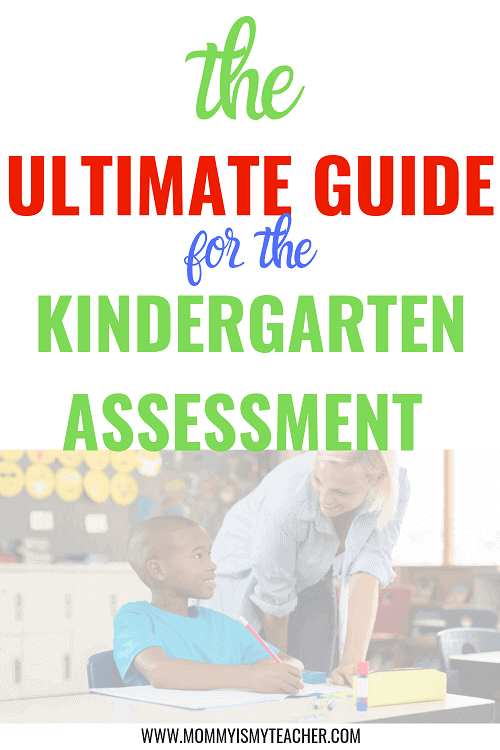 The Ultimate Guide to Taking a Kindergarten Assessment — Mommy is My ...
