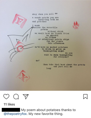 Poetry Fox examples — Poetry Fox