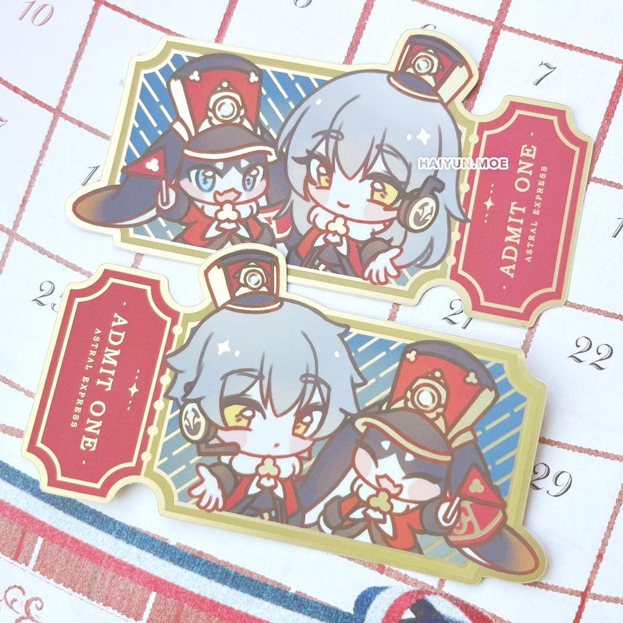 Honkai: Star Rail Angel Robin & Sunday Pin Set — haiyun