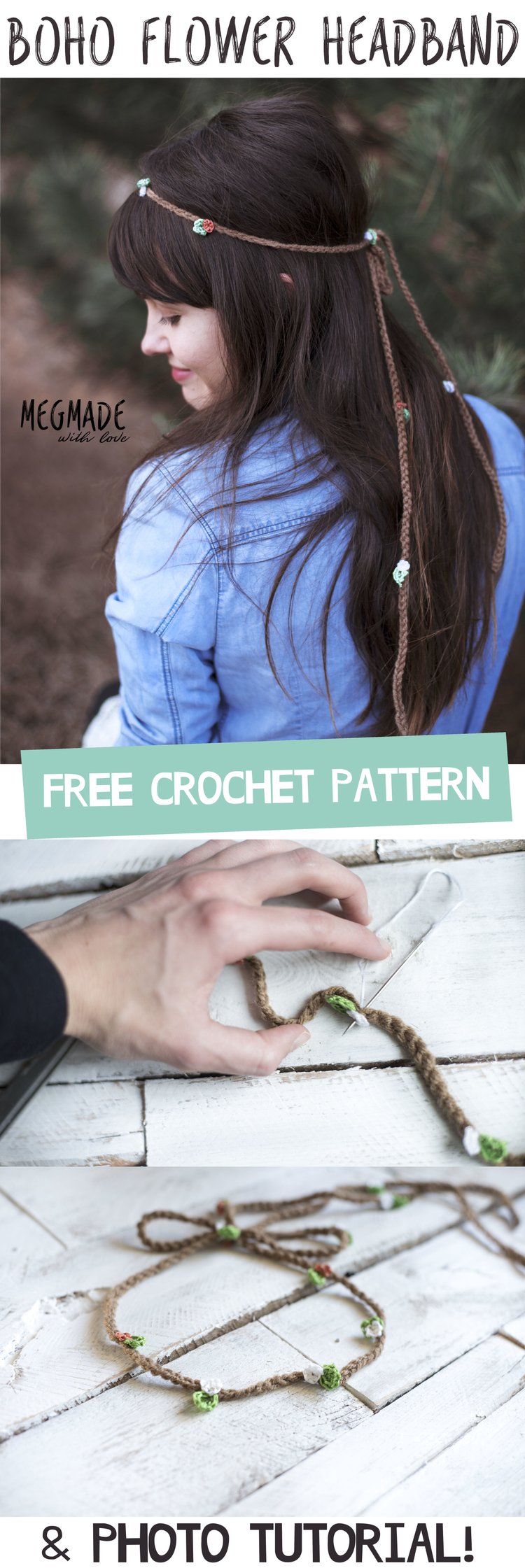 Easy Boho Flower Headband — Megmade with Love