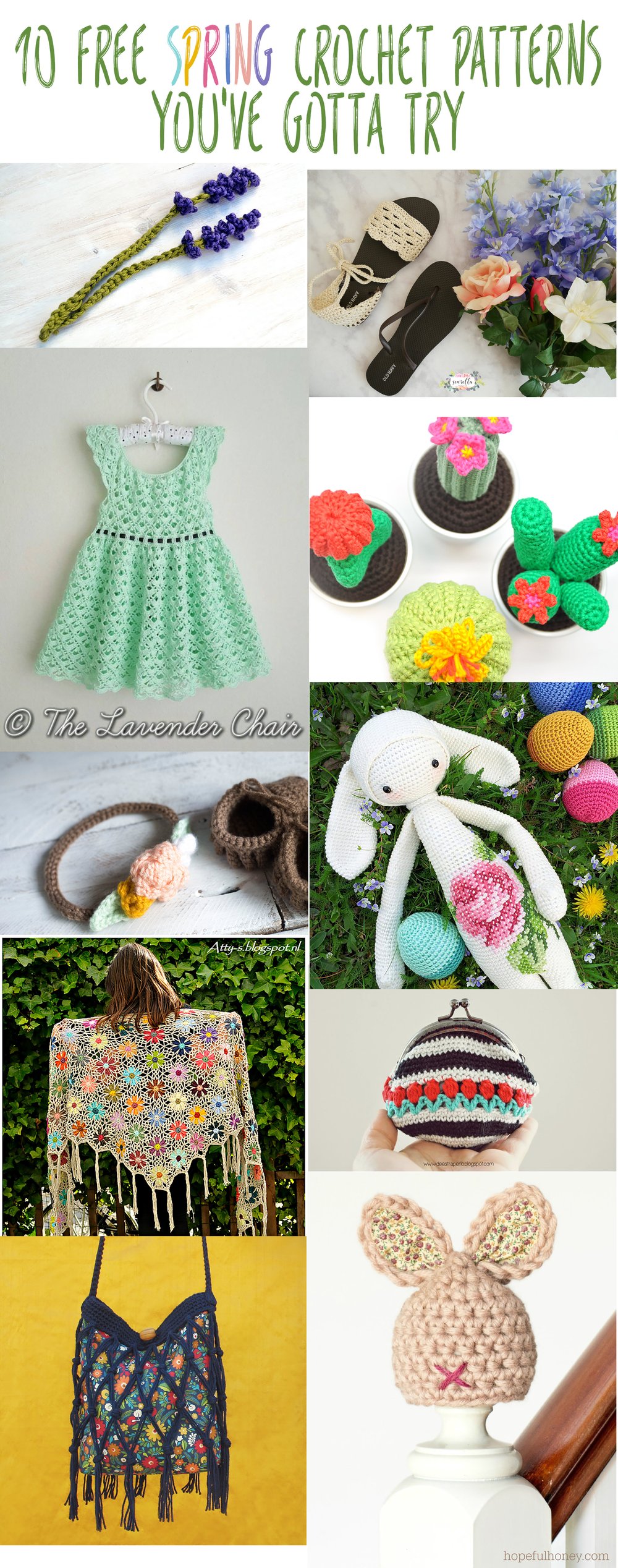 Ten Free Spring Crochet Patterns You've Gotta Try — Megmade with Love