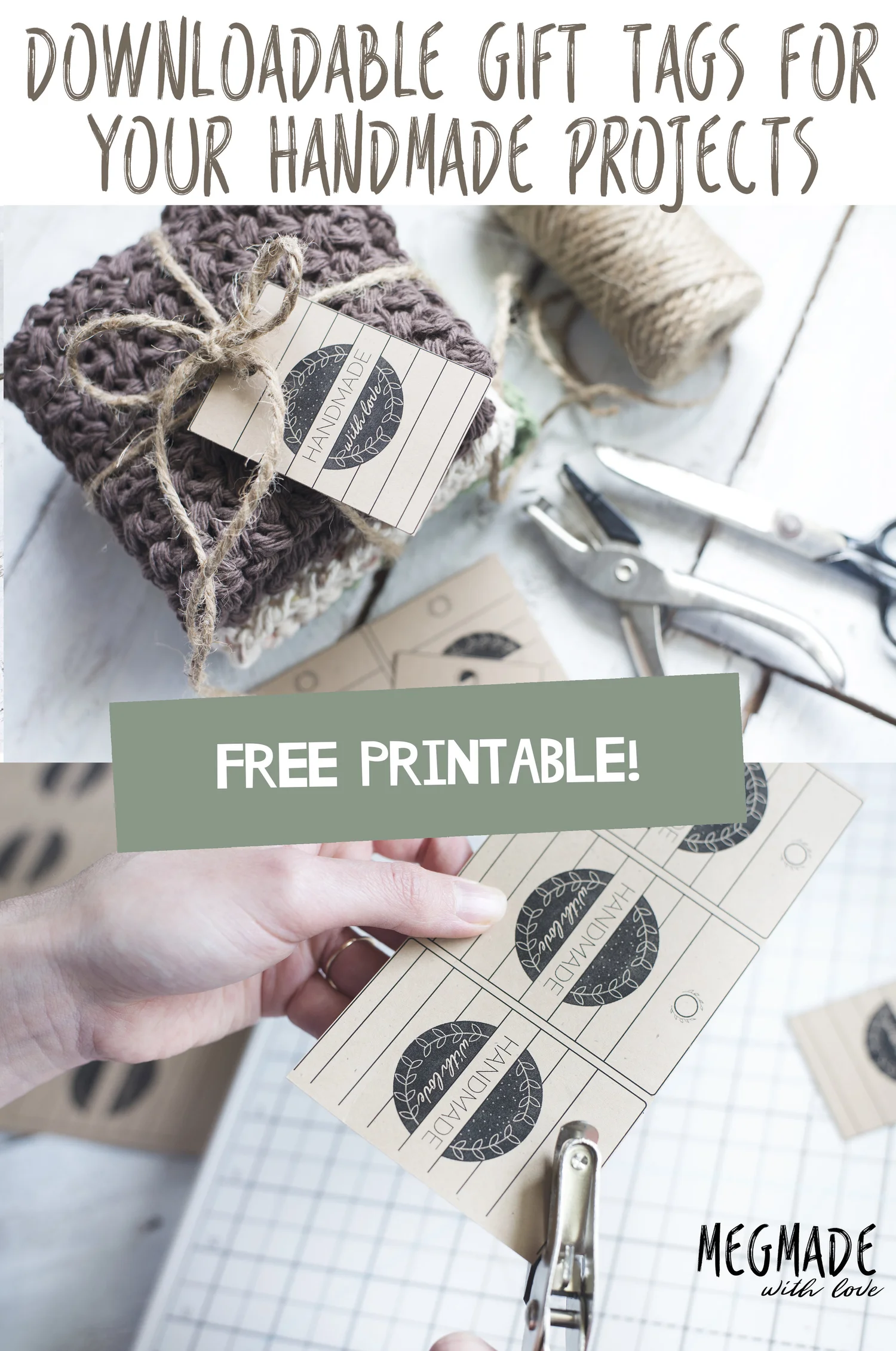 Free Download for Handmade Gift Tags — Megmade with Love
