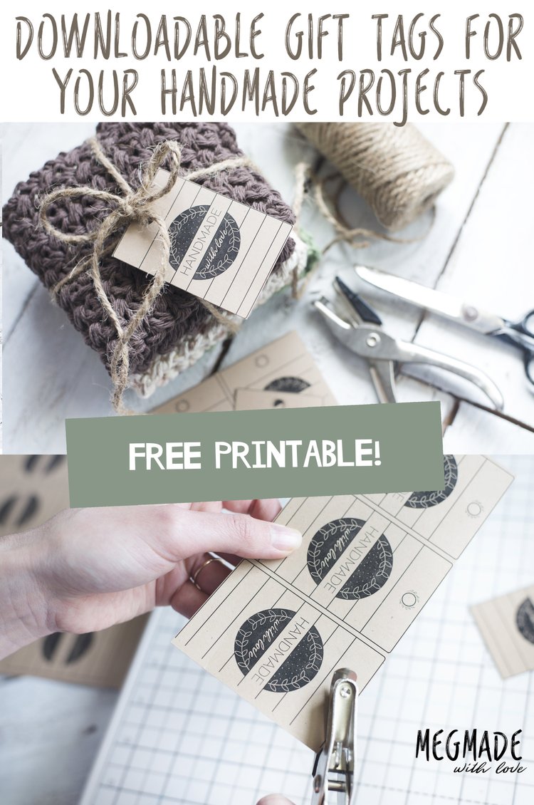Free Download for Handmade Gift Tags — Megmade with Love