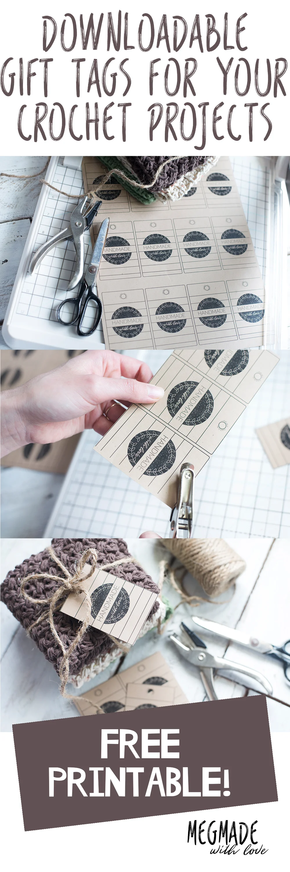 Free Download for Handmade Gift Tags — Megmade with Love