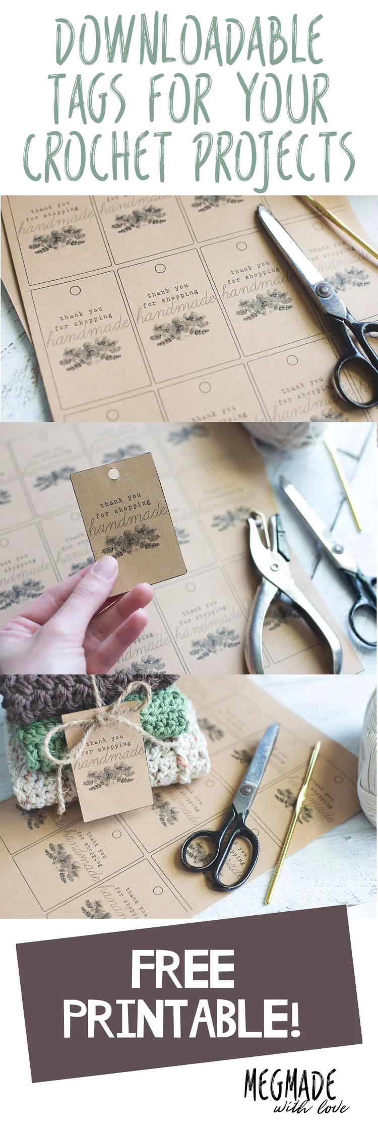 Free Download-- Tags for Your Handmade Items — Megmade with Love