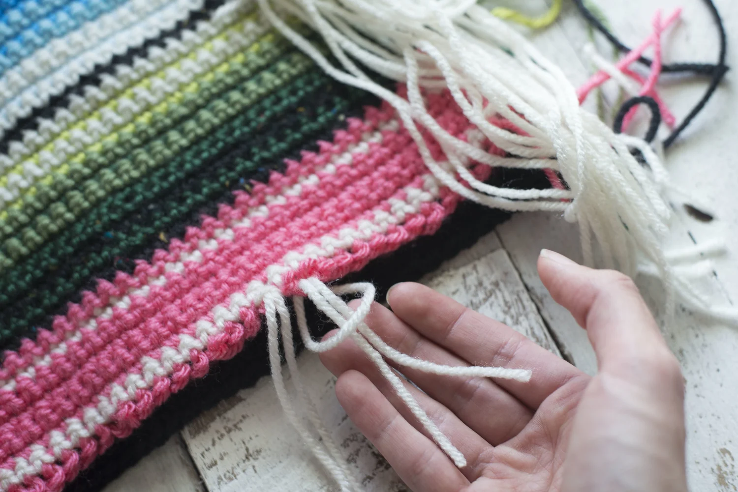 Crochet Serape Blanket Bag Pattern — Megmade with Love