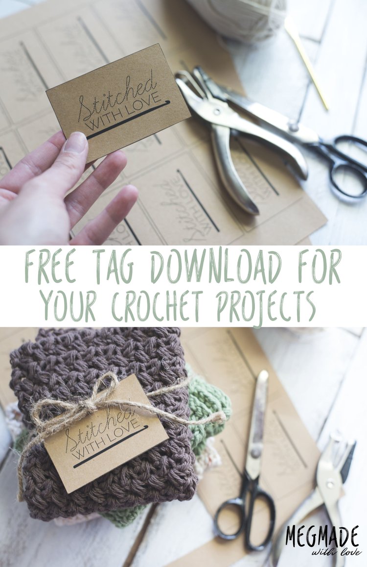 Another Free Tag Download for Your Crochet Projects! — Megmade with Love