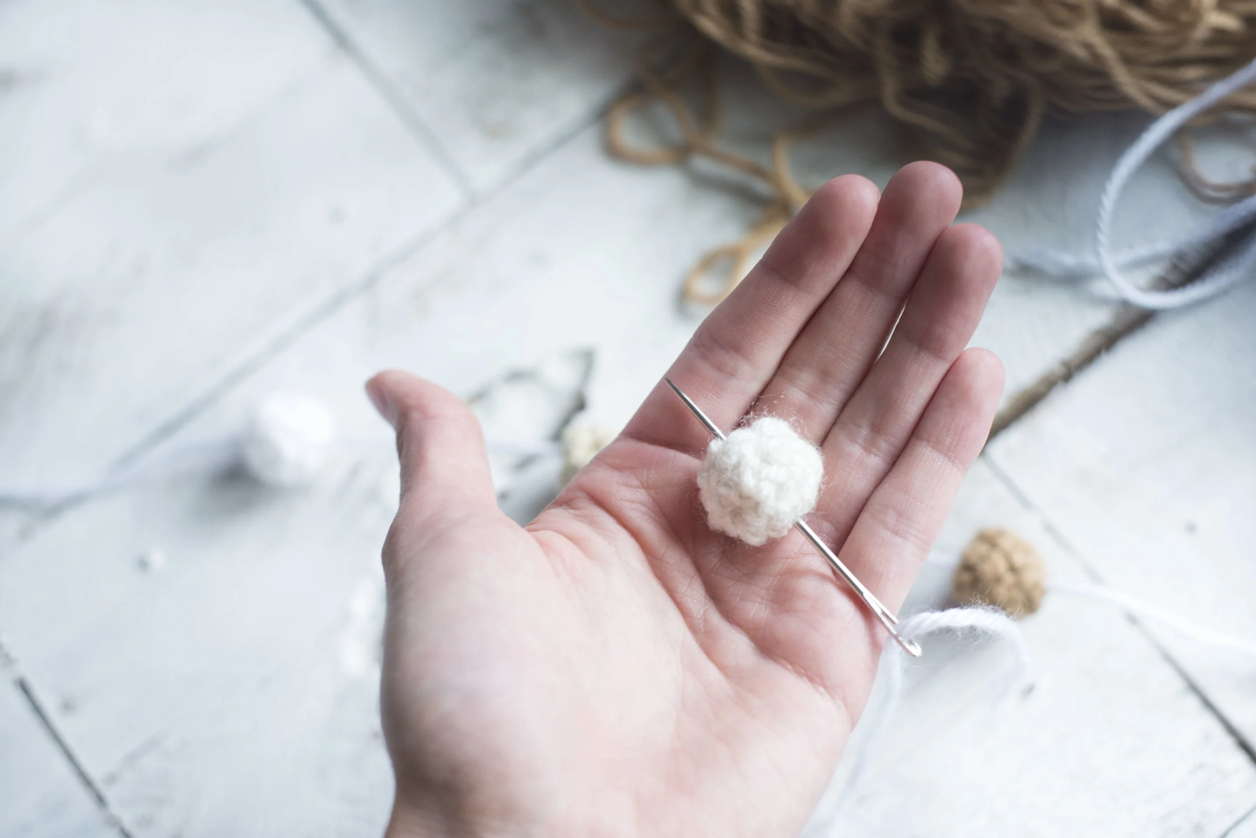 Mini Crochet Ball Garland Pattern — Megmade with Love