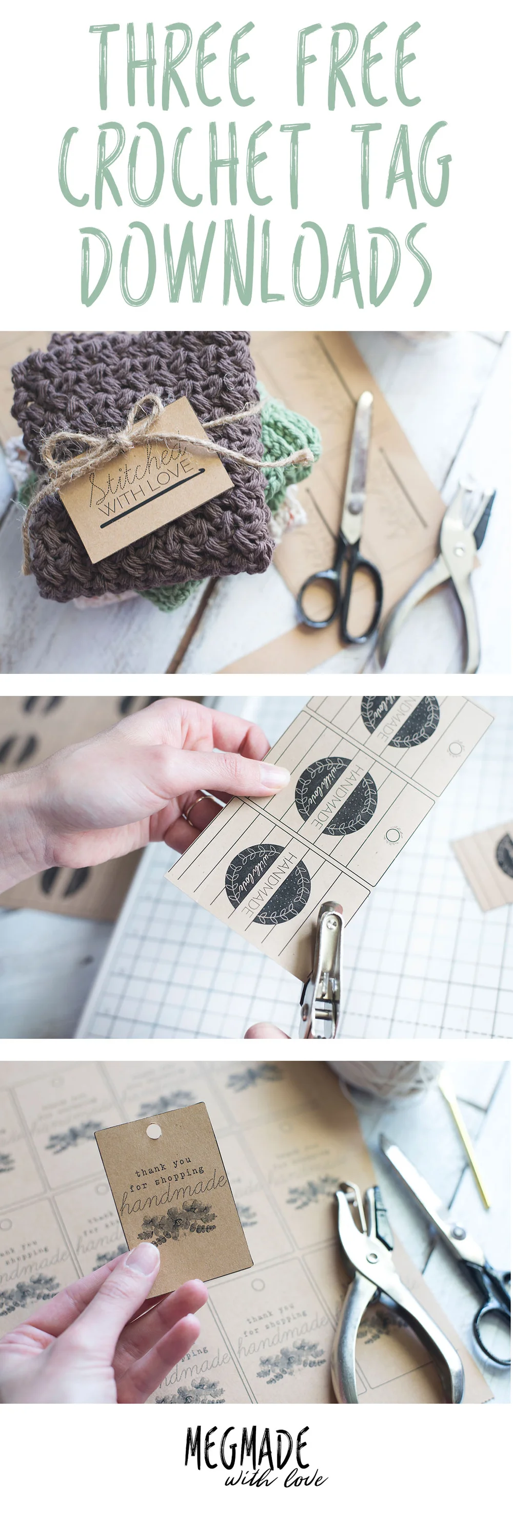 Three Free Crochet Tag Downloads — Megmade with Love