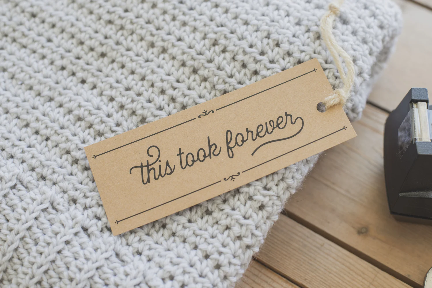 A New Freebie - "This Took Forever" Downloadable Tags — Megmade with Love