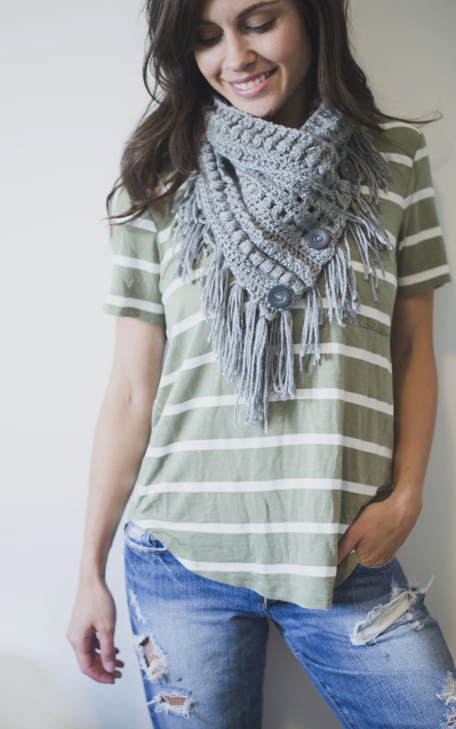 Free Crochet Pattern for the Textured Boho Cowl — Megmade with Love