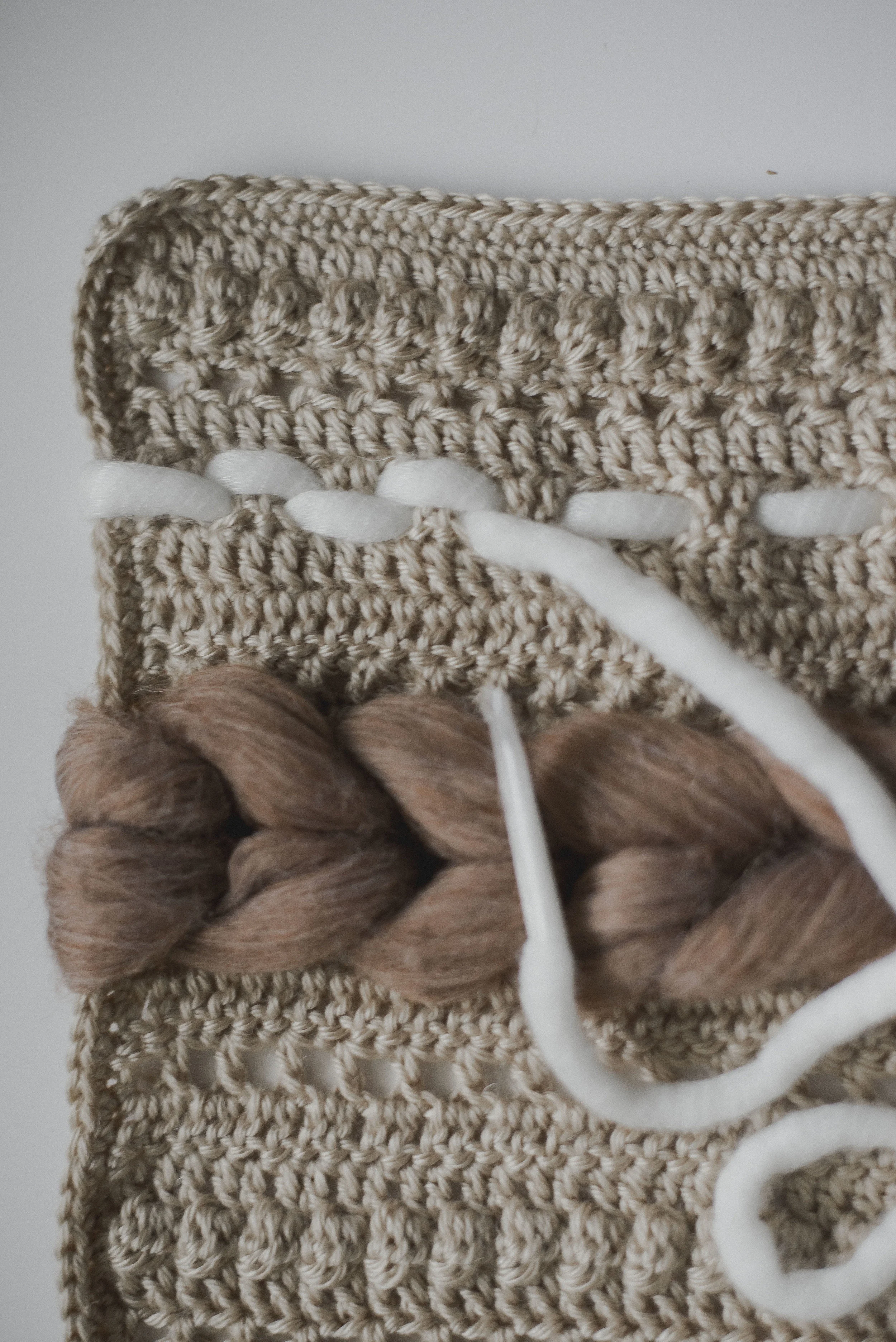 Free Crochet Pattern for a Crocheted & Woven Wall Hanging — Megmade ...