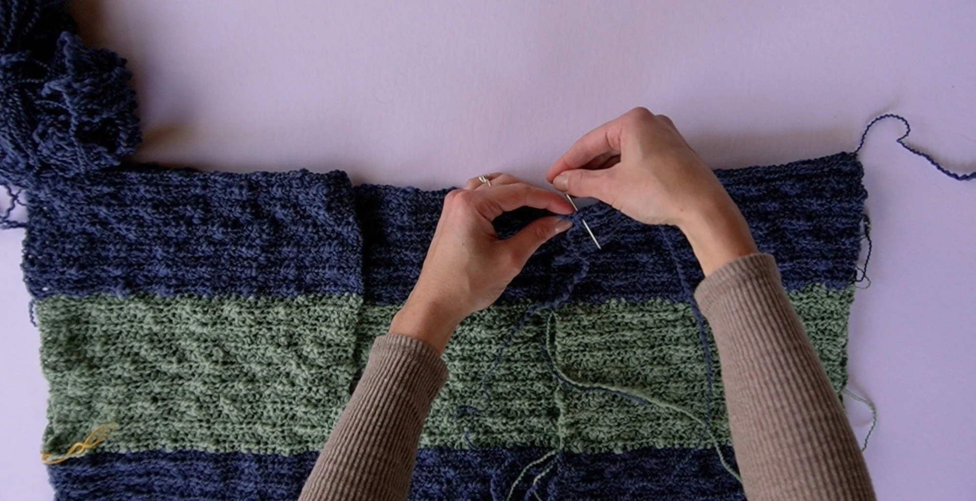 Easy Striped Crochet Sweater - Free Pattern — Megmade with Love