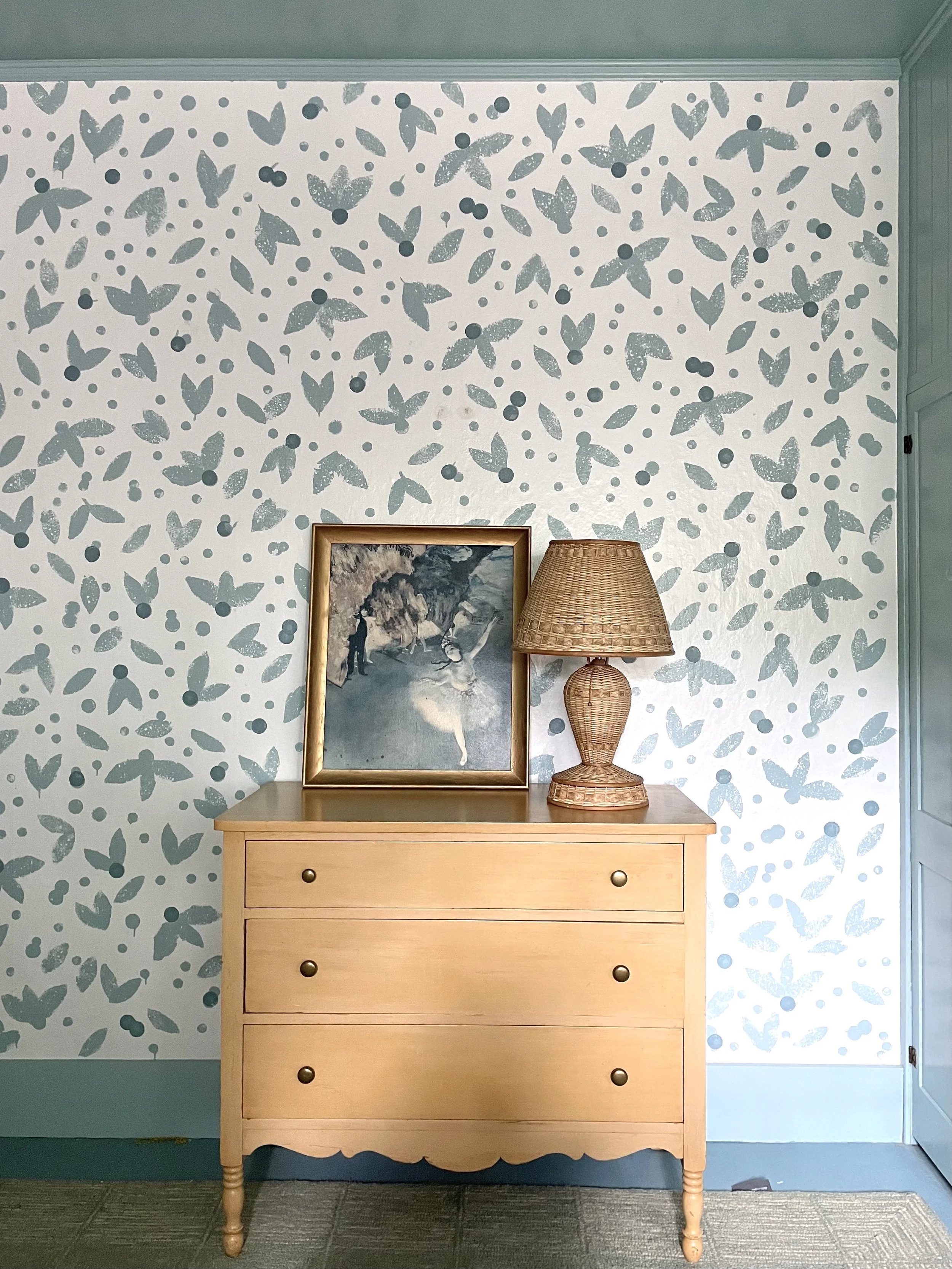 DIY Hand-Painted Wallpaper Tutorial — Chloe Rey