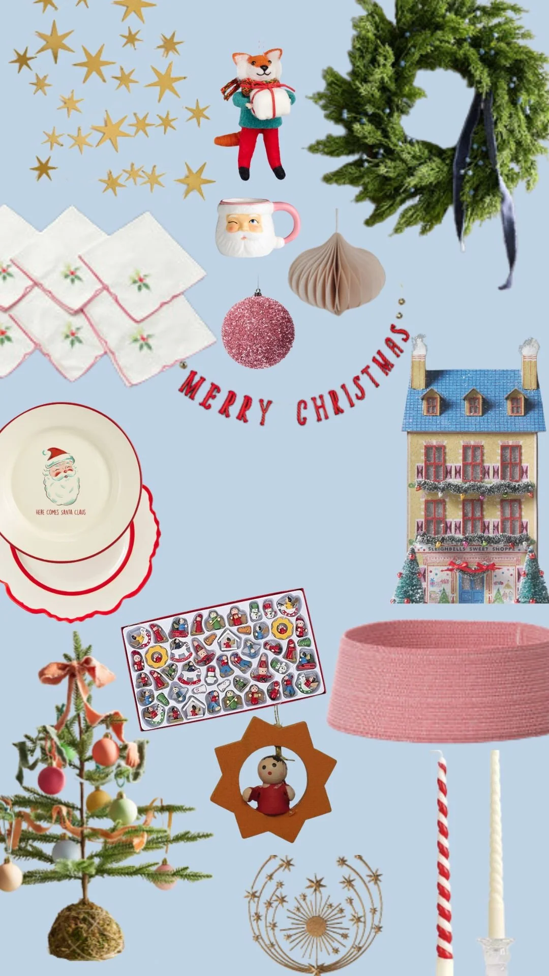 Anthropologie, World Market, Etsy, Target Christmas Holiday Home Decor ...