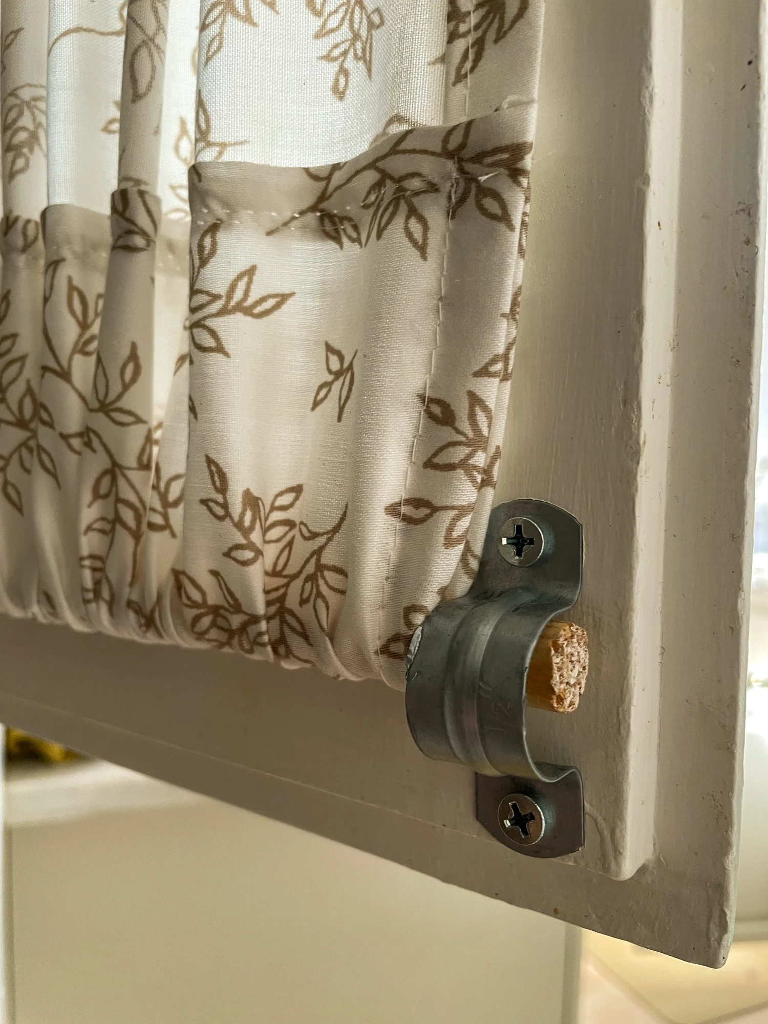 DIY Glass Cabinet Fabric Panels — Chloe Rey