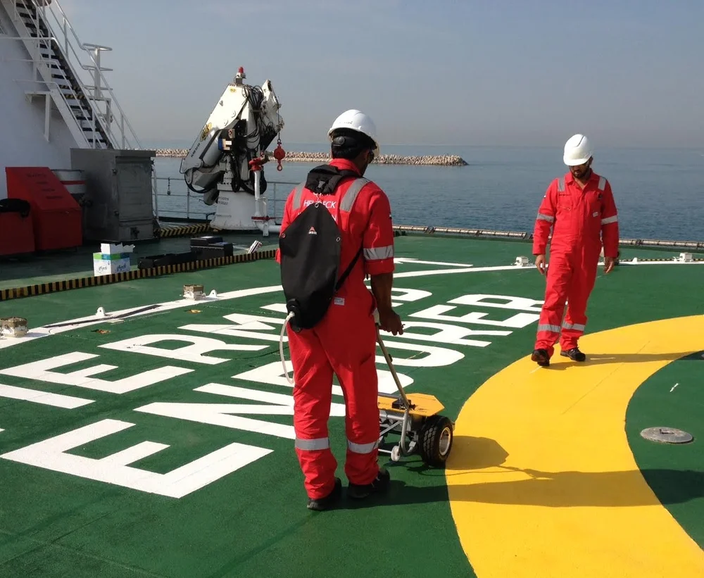 Helideck and Heliport Friction Testing - Oryx Aviation Services — OAS