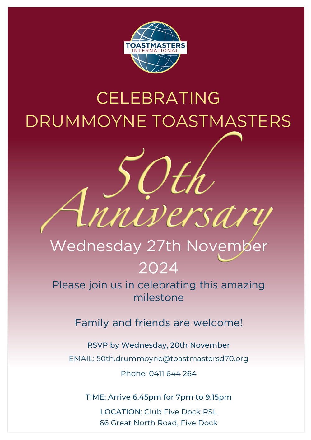 Events — District 70 Toastmasters