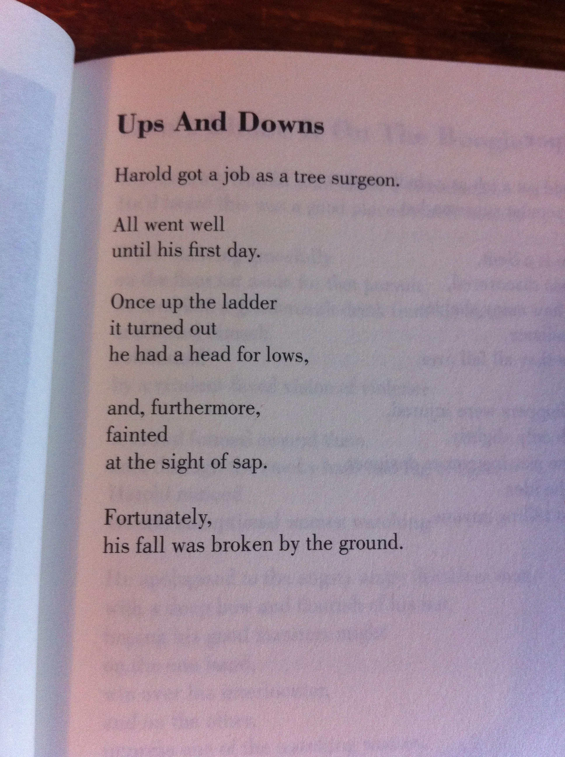 Poetry — A.F. Harrold