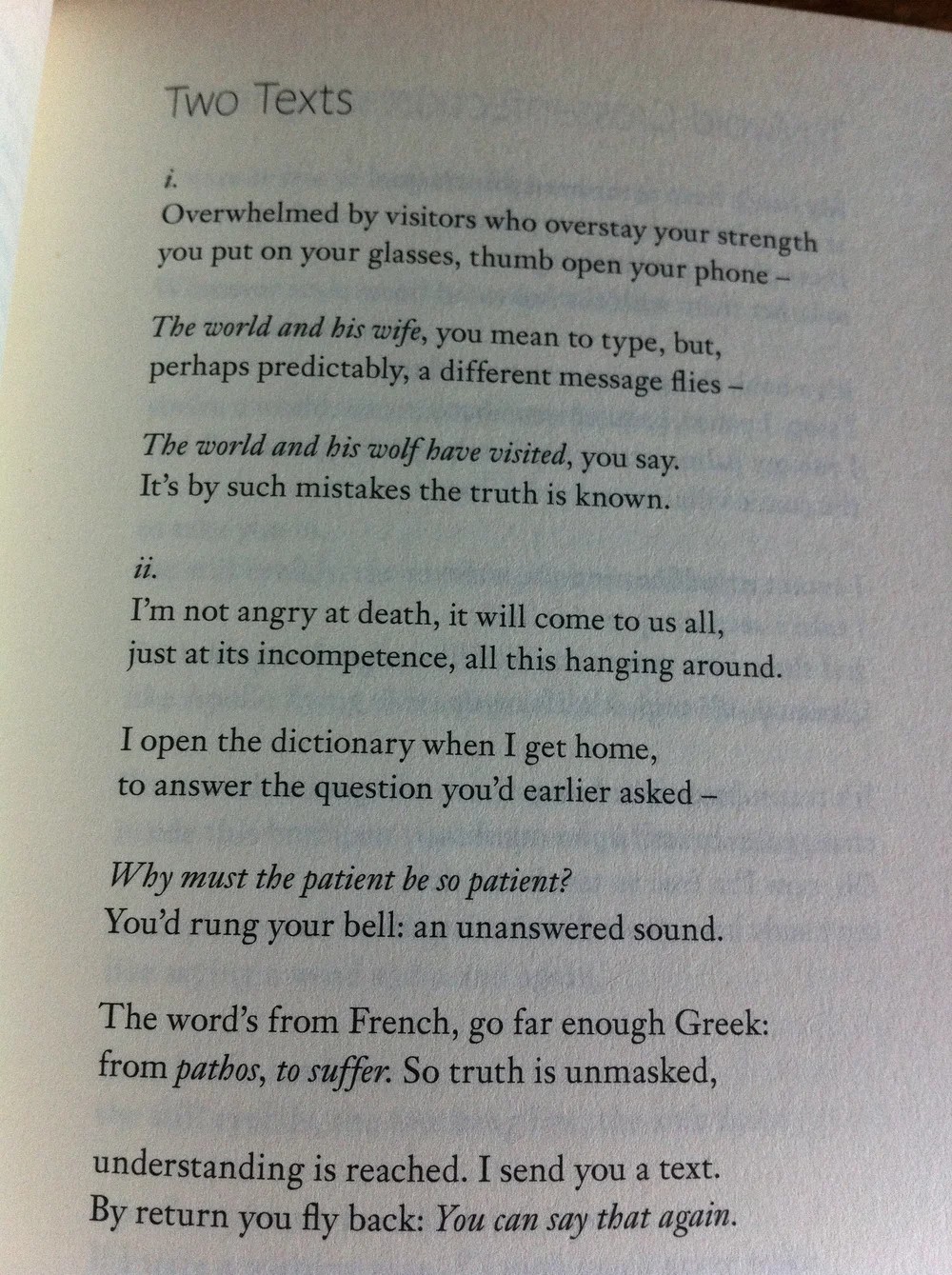 Poetry — A.F. Harrold