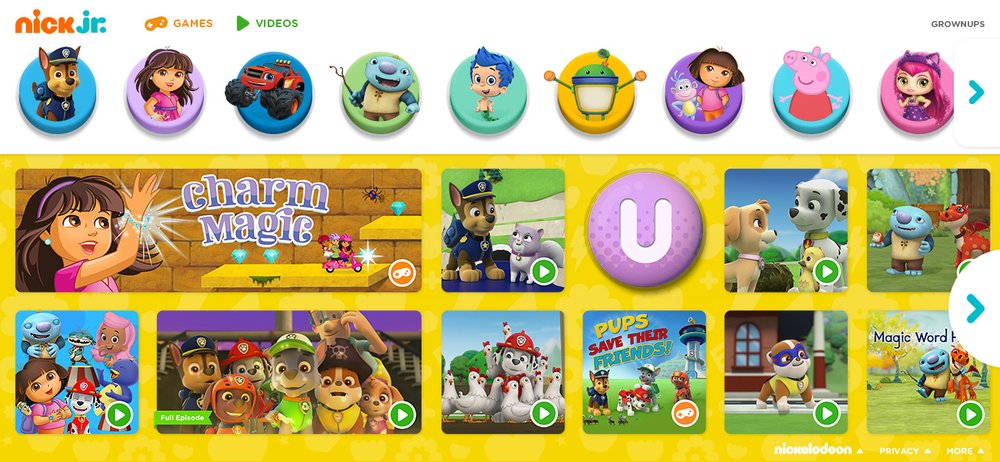 Nick Jr Website — Futaba Hayashi