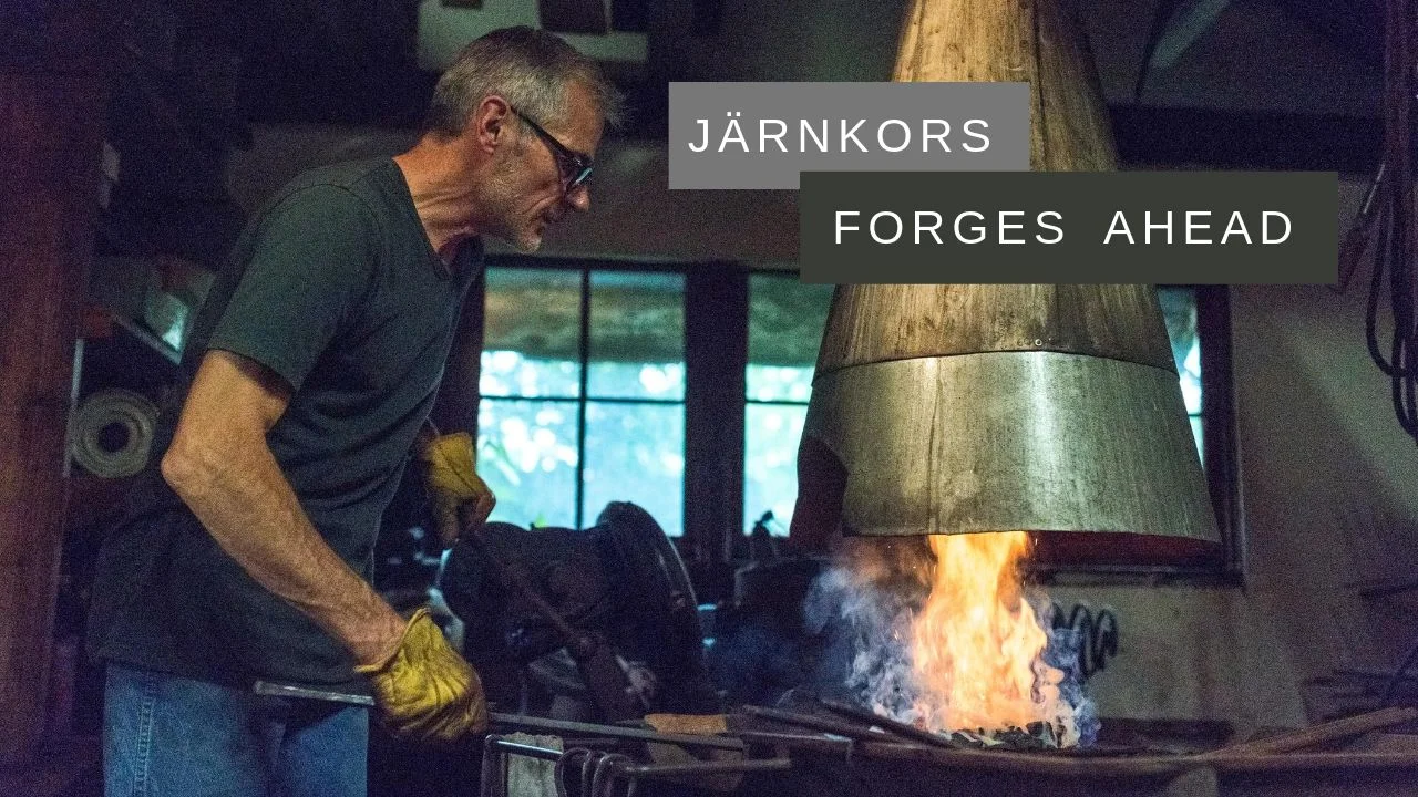 Blacksmith Creates Swedish Iron Cross — Dala Town