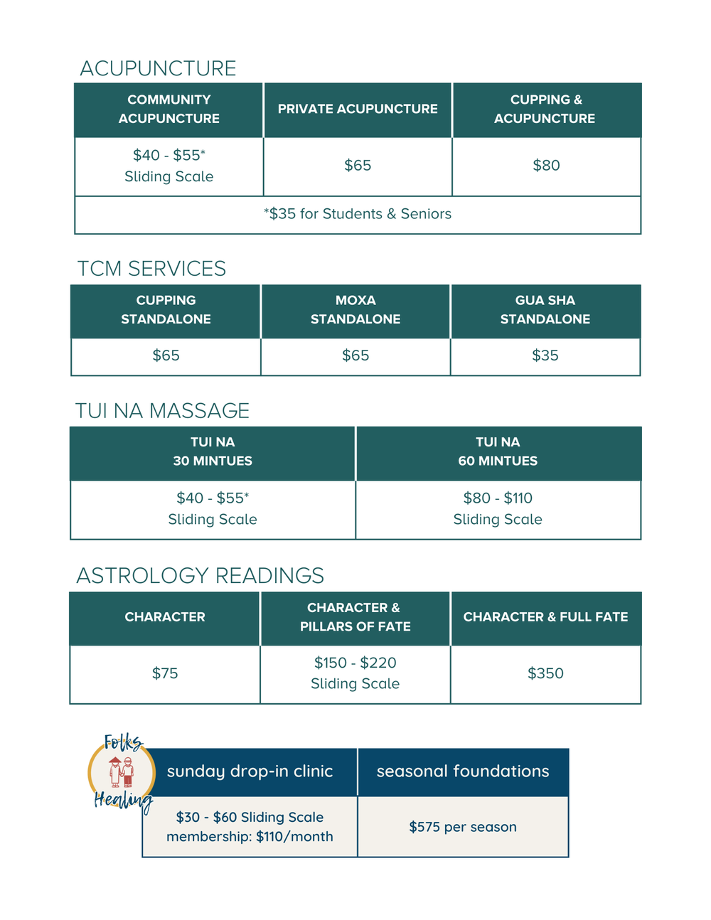 Pricing — Berkeley Community Acupuncture