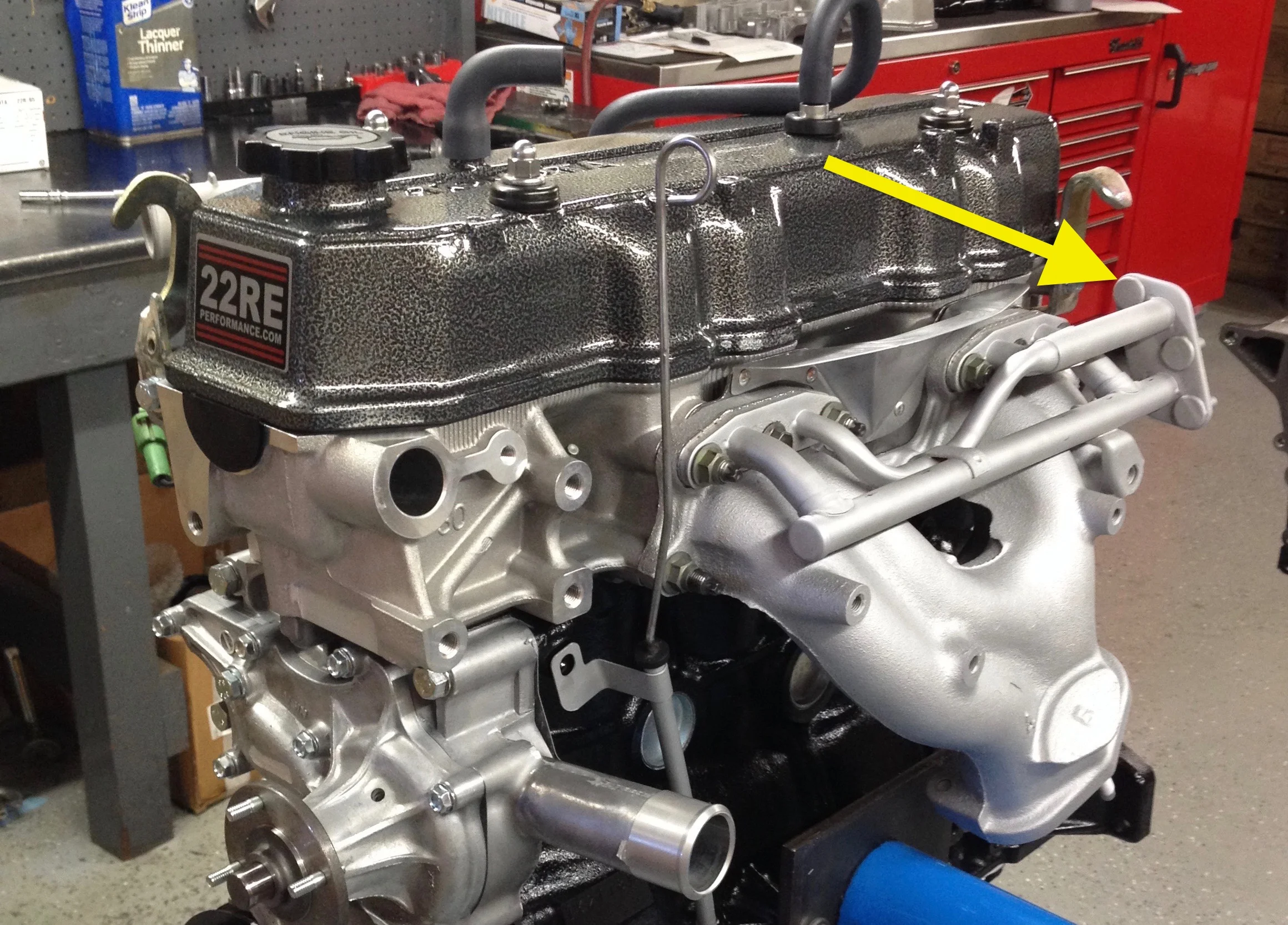 A/S gaskets (carbureted) — 22RE Performance