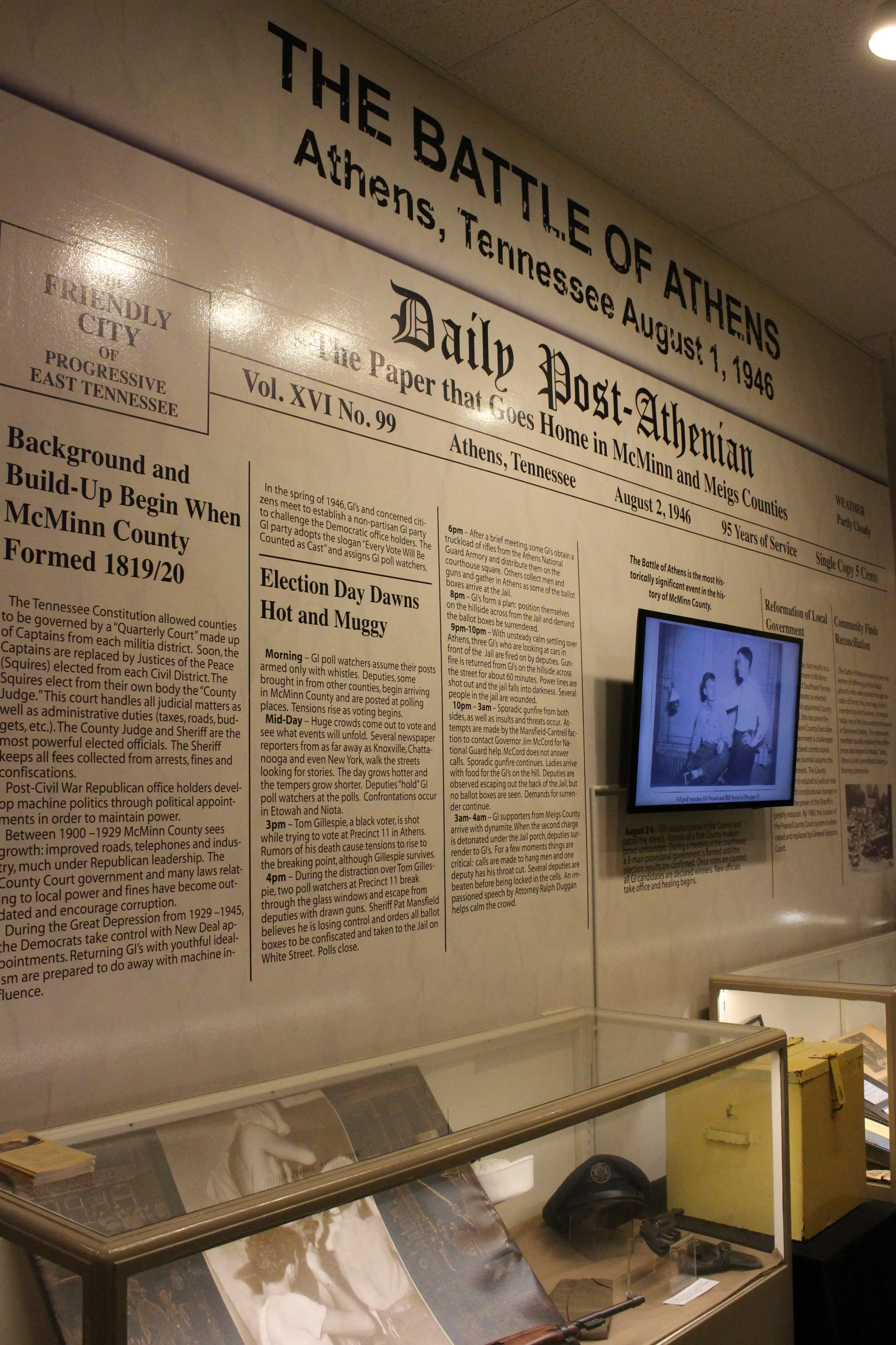 Battle of Athens — McMinn County Living Heritage Museum