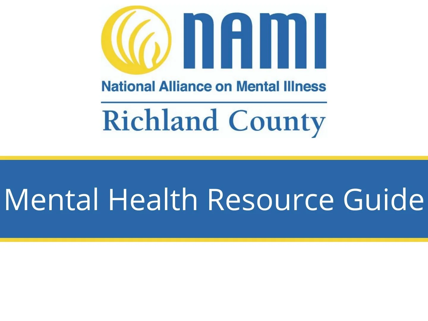Mental Health Resource Guide — NAMI Richland County