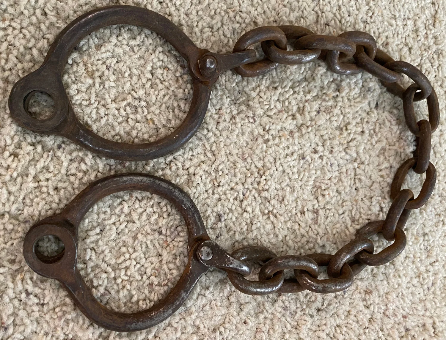 Harvard Leg Irons New In The Box — Old Handcuffs