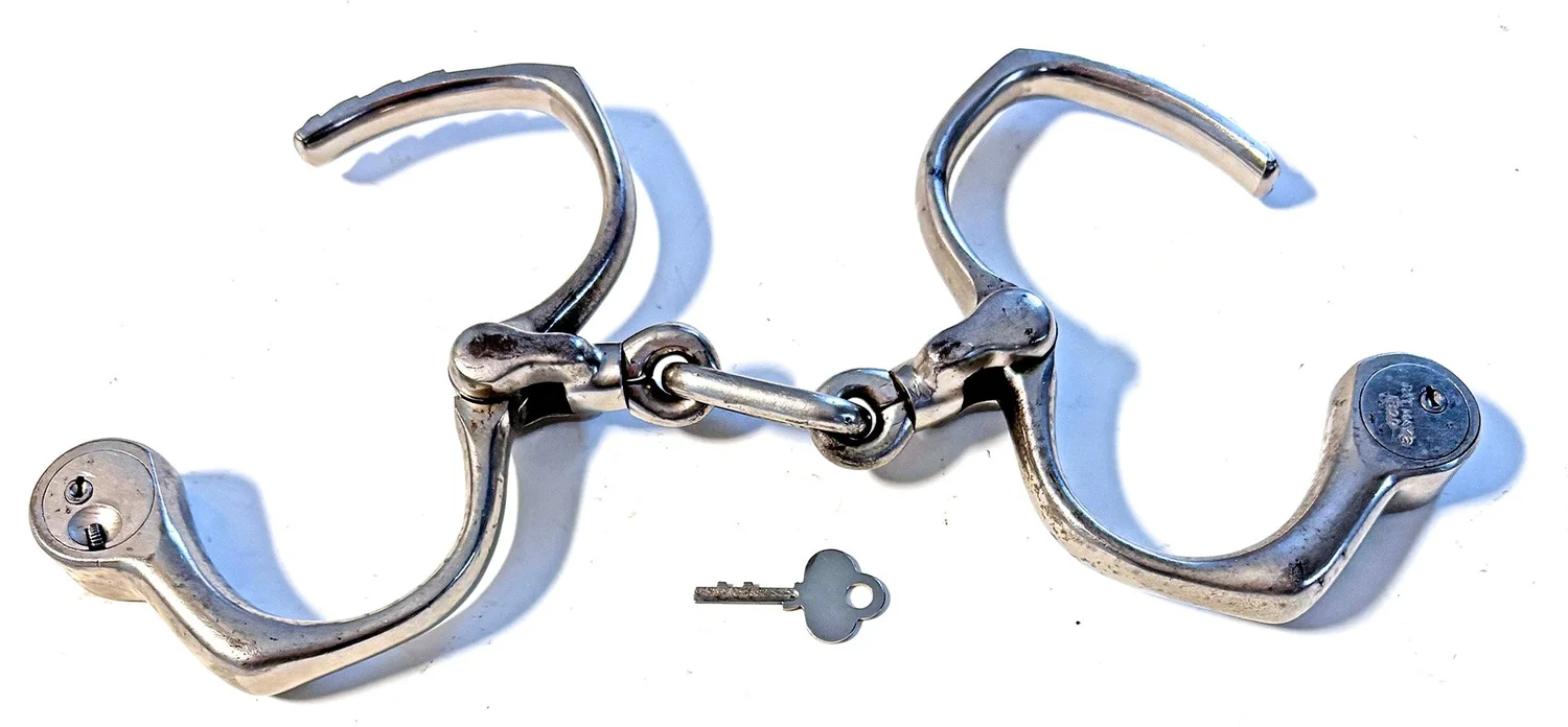 Vintage Clejuso German Handcuffs for sale — Old Handcuffs