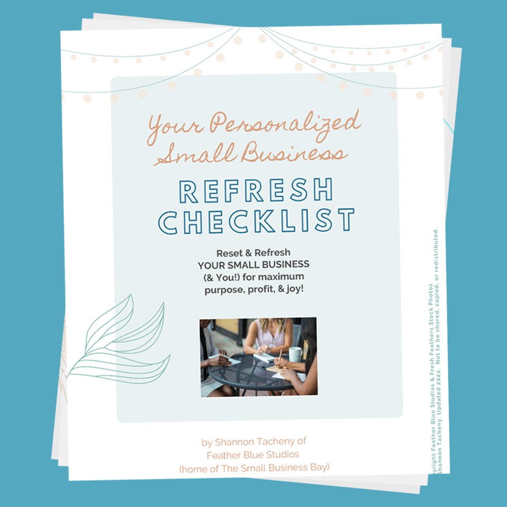 Free Gift- Refresh Checklist — Feather Blue Studios