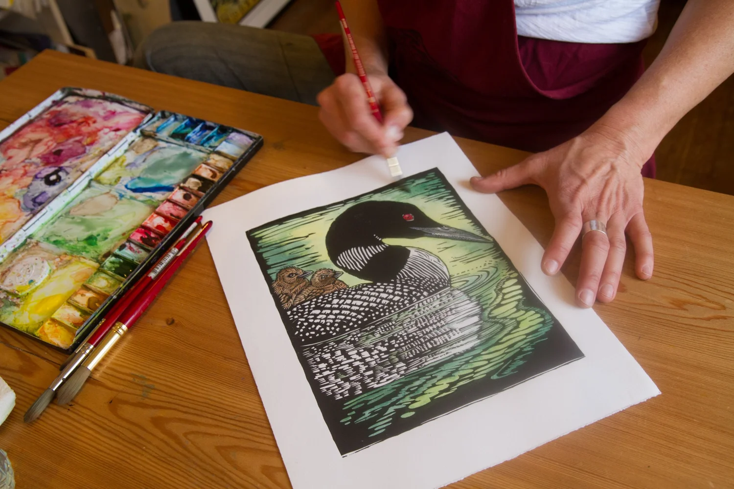 Claire Emery Woodblock Prints